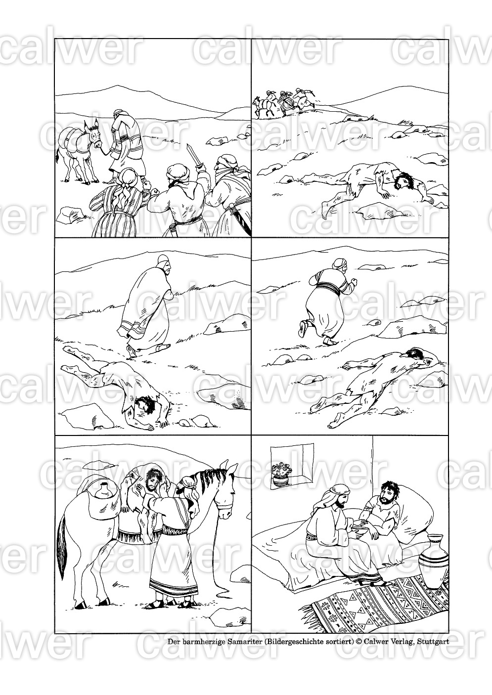 Der verlorene Sohn - Der barmherzige Samariter - Das verlorene Schaf - calwer Verlag